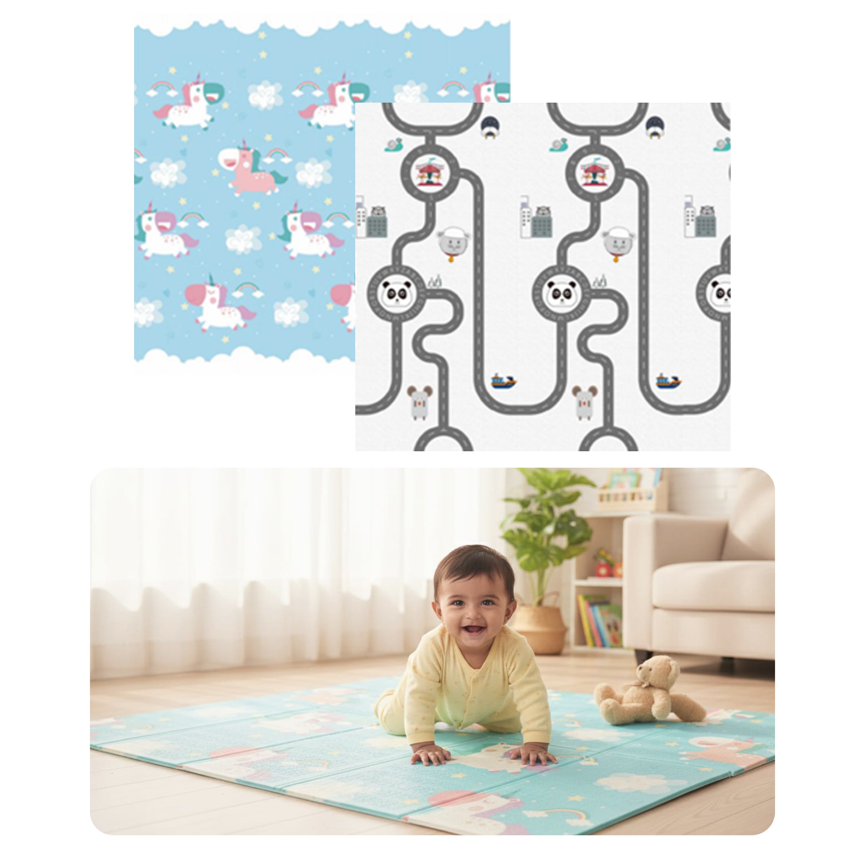 Snuggle Baby Play Mats (150cm x 200cm x 0.8cm) – Kids Station