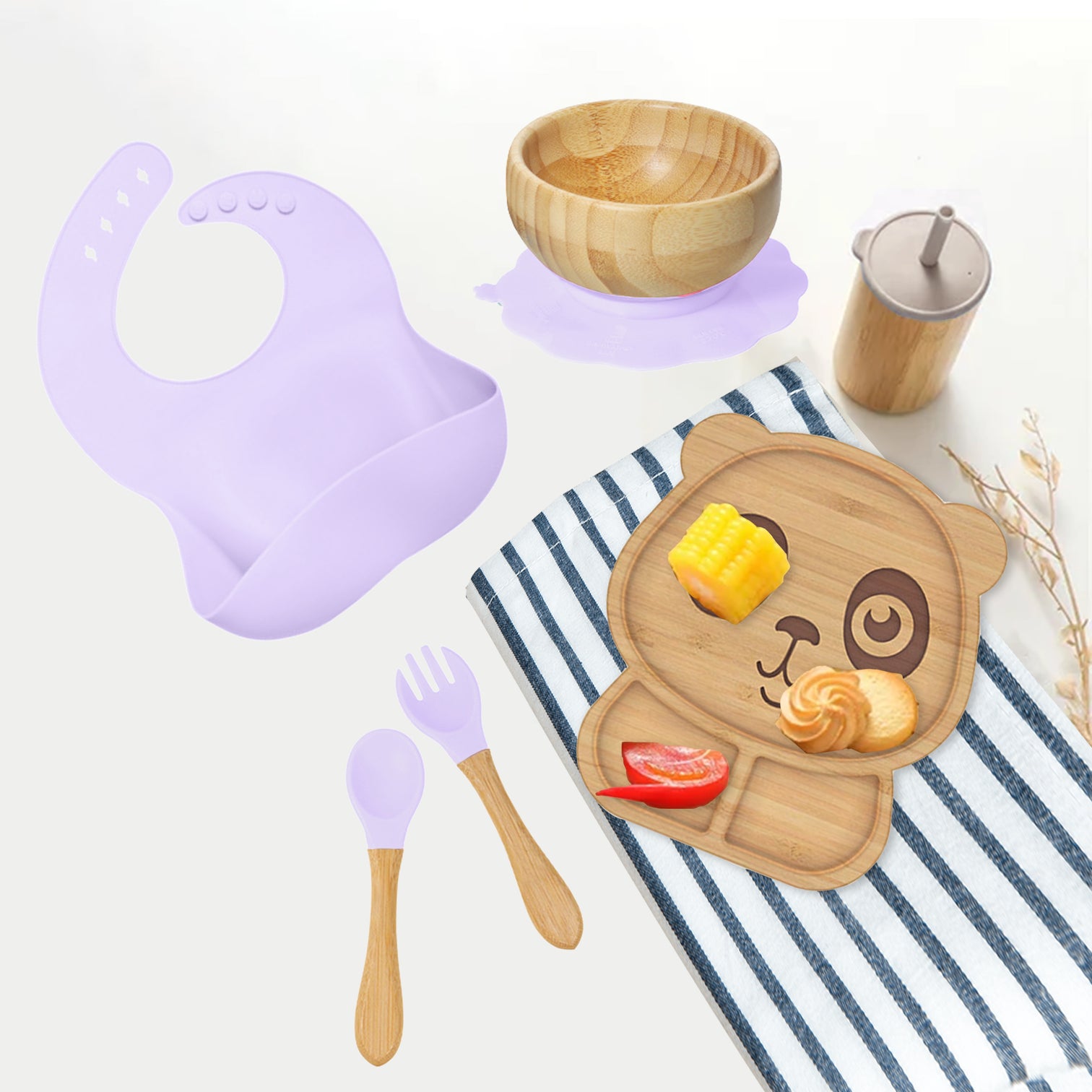 Bamboo Feeding Sets – Kids Station